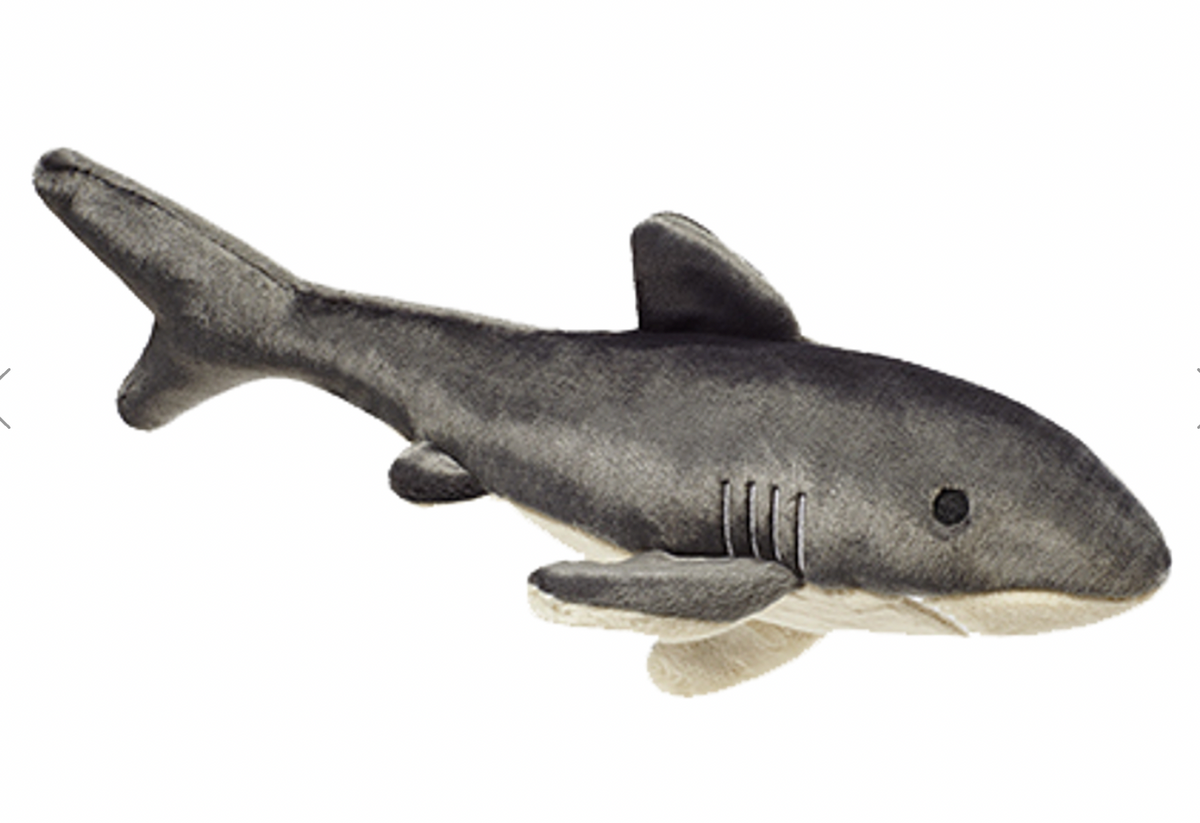 Fluff & Tuff "Mac The Shark" Squeaky Plush Dog Toy — Animal Connection LLC