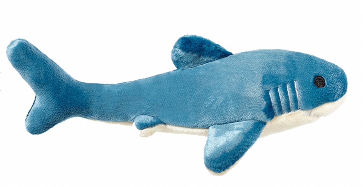 Fluff & Tuff "Tank Shark" Squeaky Plush Dog Toy — Animal Connection LLC