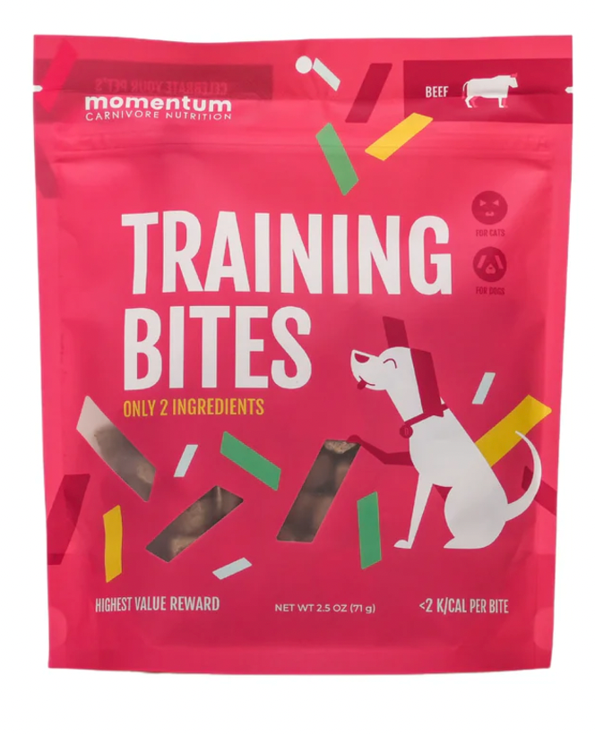 Momentum Training Bites 2.5 oz, Beef — Animal Connection LLC